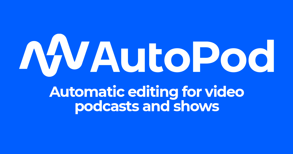 AutoPod | Automatic Podcast Editing for Premiere Pro